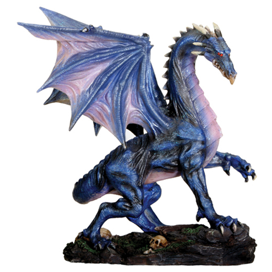 Midnight Blue Dragon – Medium Size | The Music Box Company