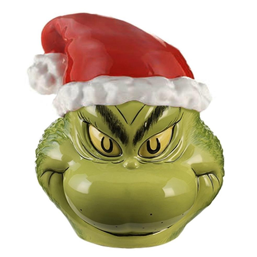 Santa Grinch Cookie Jar | The Music Box Company