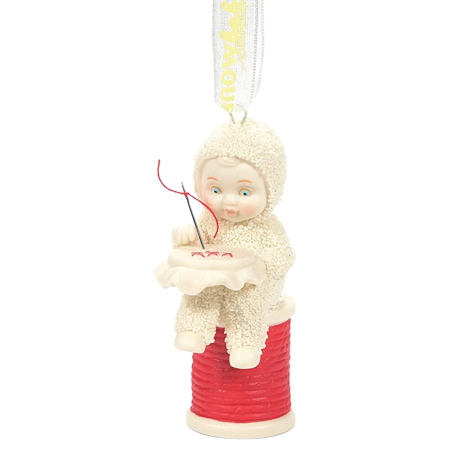 Snowbaby Ornament Handmade Christmas | The Music Box Company
