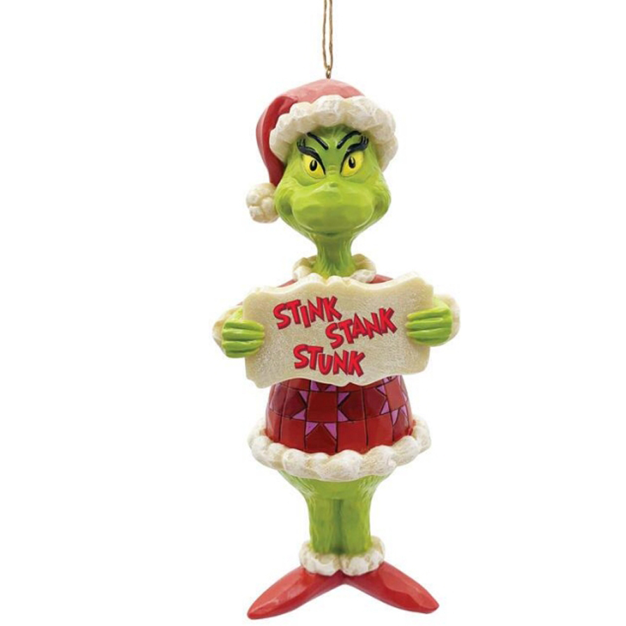 Grinch – Stink Stank Stunk Ornament | The Music Box Company