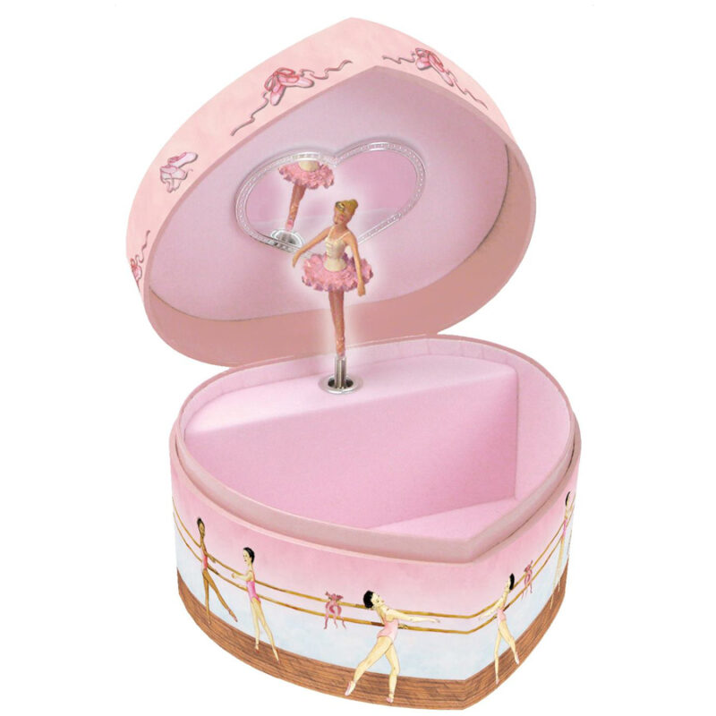 Heart Shaped Musical Ballet Box | The Music Box Company