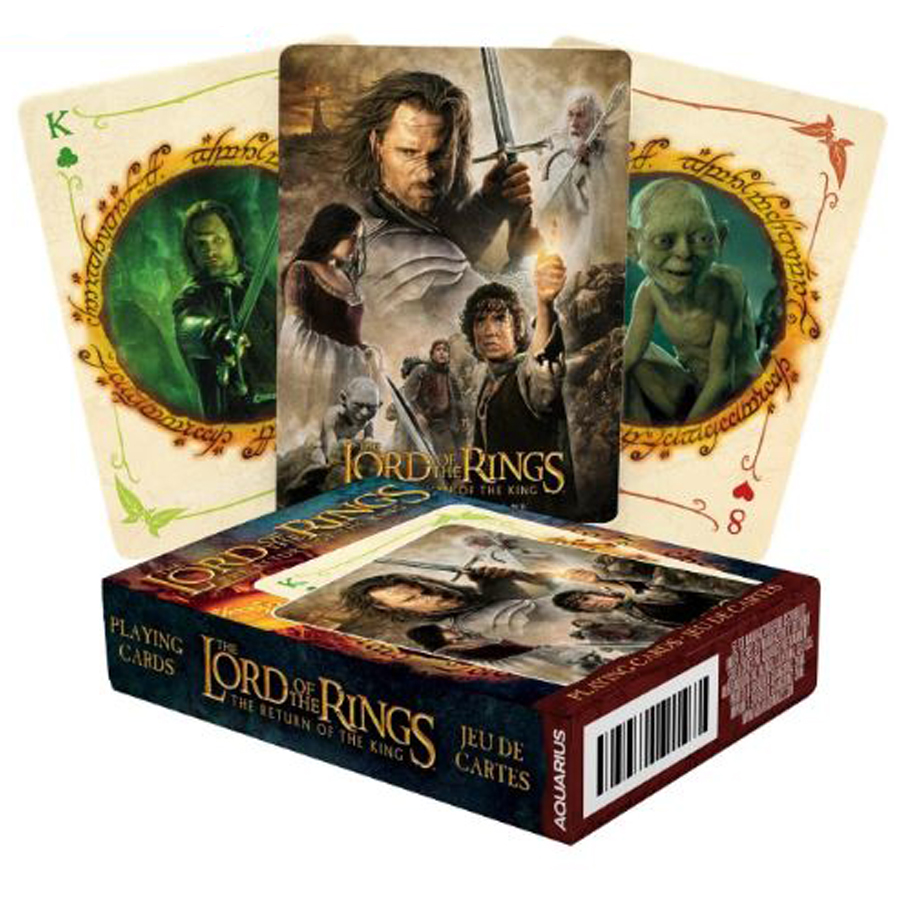 LOTR Return Of The King Playing Cards | The Music Box Company