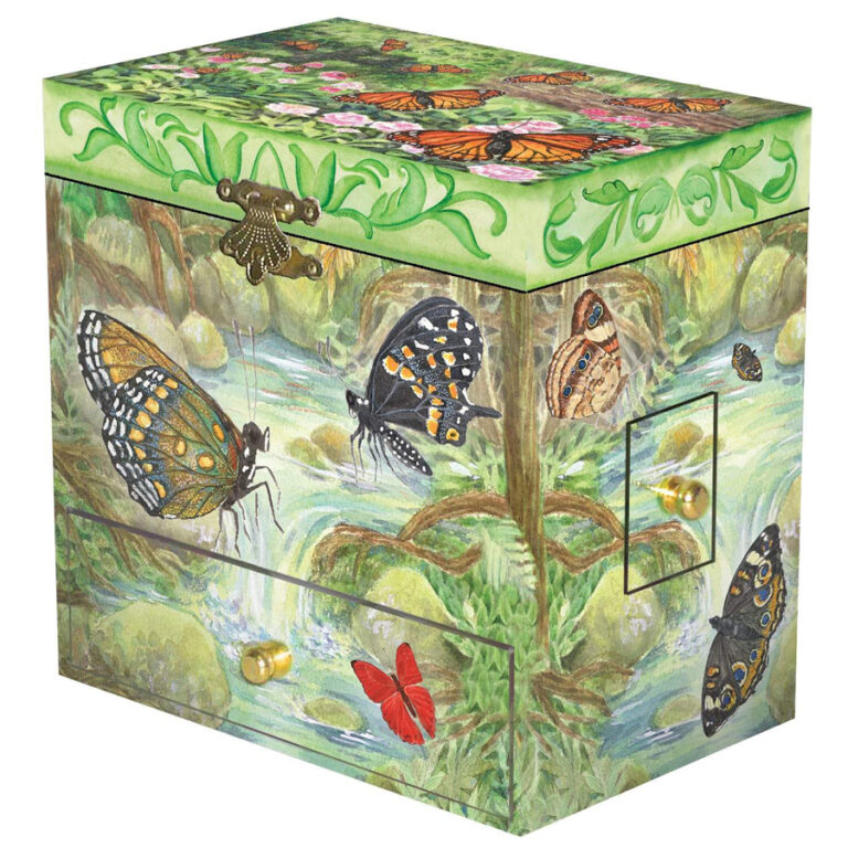 Monarch Butterfly Musical Jewelry Box | The Music Box Company