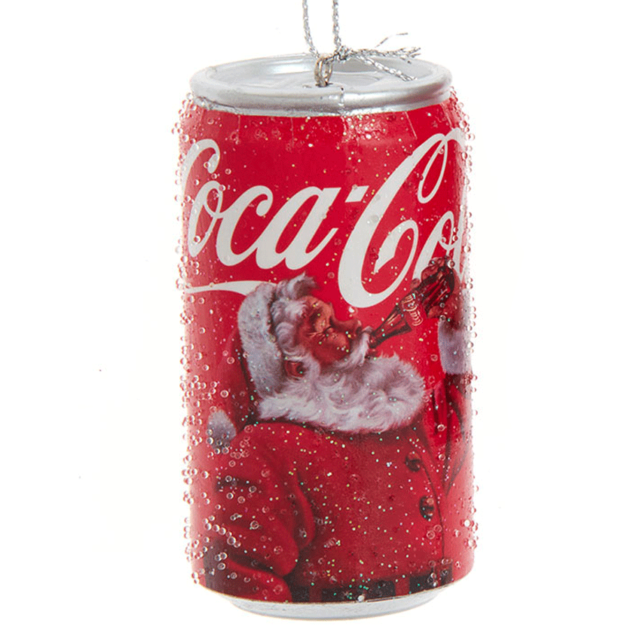 Coca-Cola® Red Santa Can Ornament | The Music Box Company