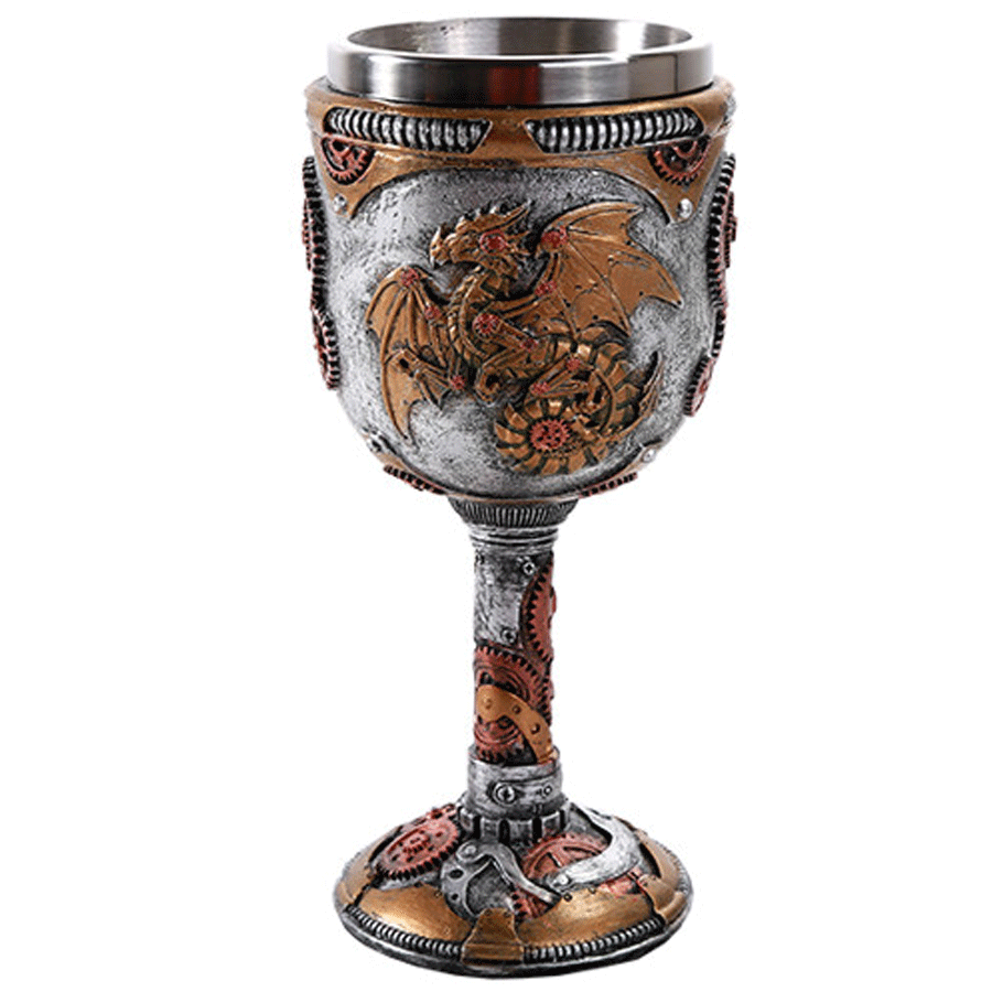 Steampunk Dragon Goblet | The Music Box Company