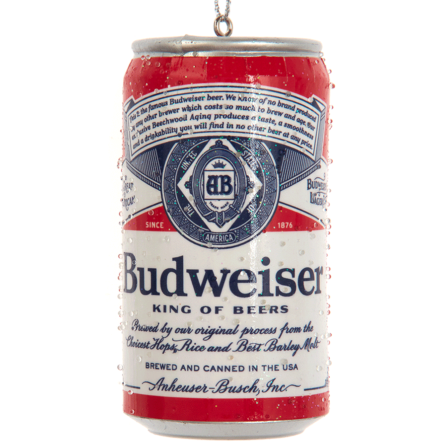 Budweiser® Can Ornament | The Music Box Company