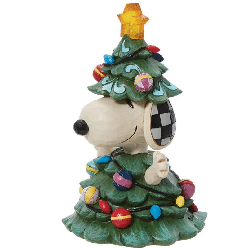 Snoopy as a Christmas Tree | The Music Box Company