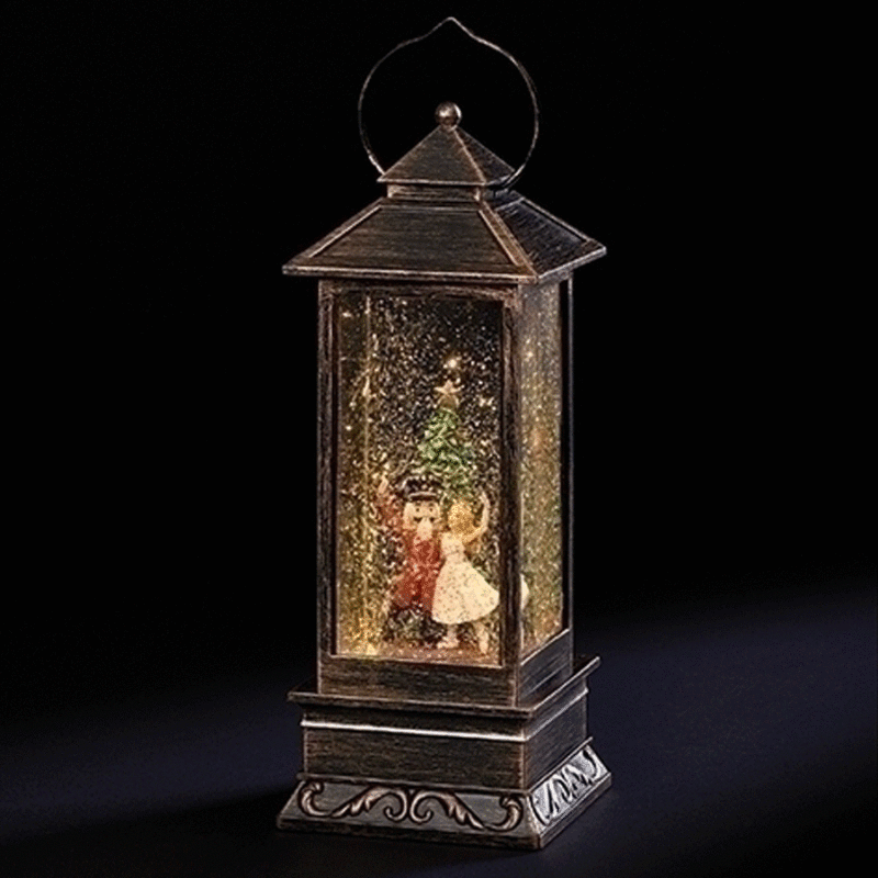 Nutcracker & Clara Swirl Lantern | The Music Box Company