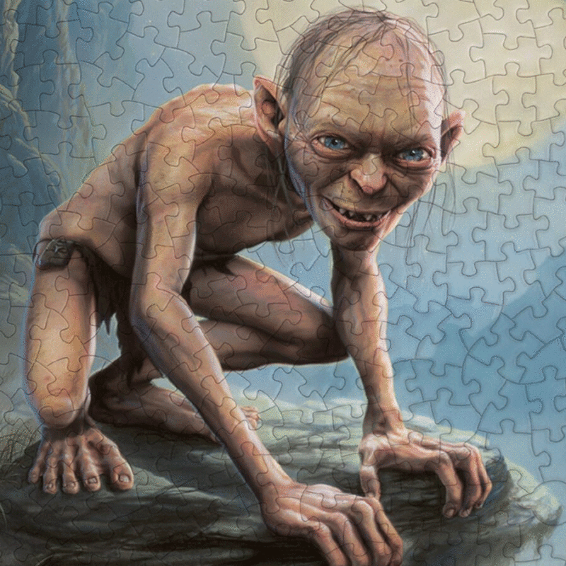 Lord of The Rings Gollum 500 Piece Puzzle | The Music Box Company