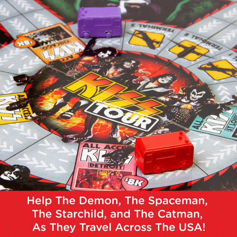 KISS Tour Board Game | The Music Box Company