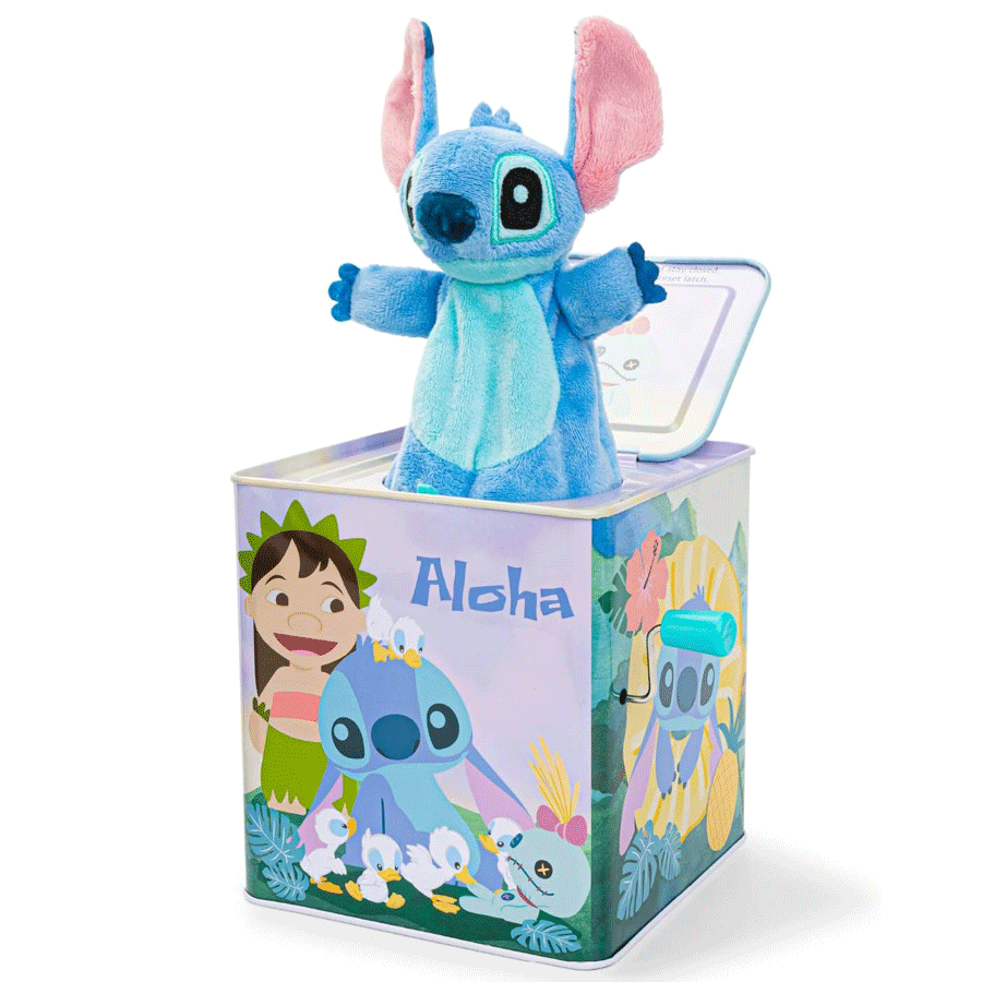 Stitch Musical Jack in the Box | The Music Box Company