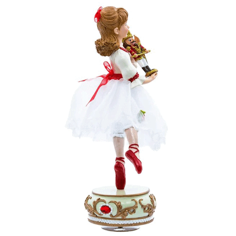 Large Musical Clara With Nutcracker | The Music Box Company
