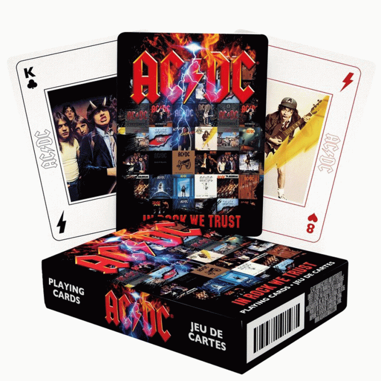 AC/DC Playing Cards | The Music Box Company