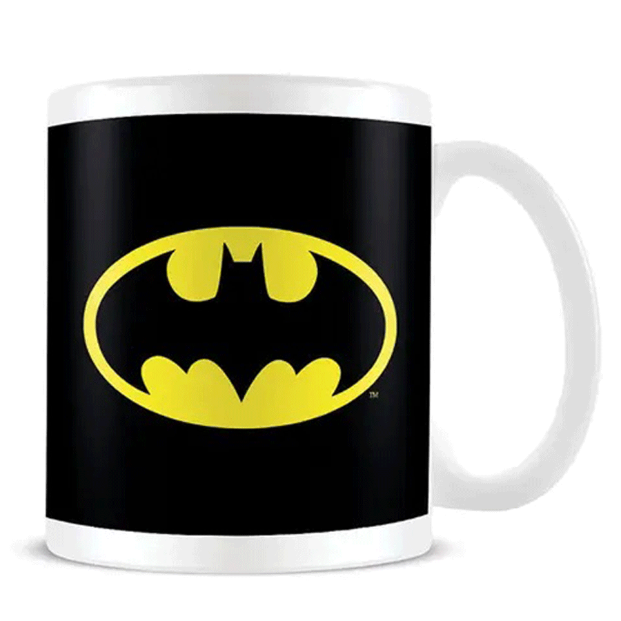 Batman Coffee Mug – Bat Emblem | The Music Box Company