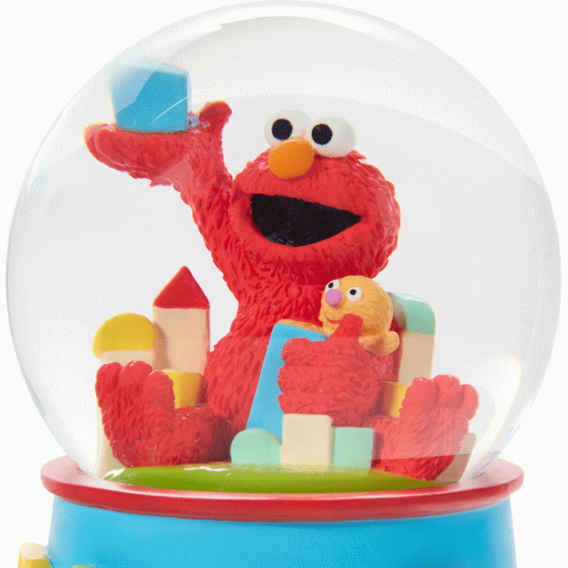 Elmo’s Playtime Musical Snow Globe | The Music Box Company