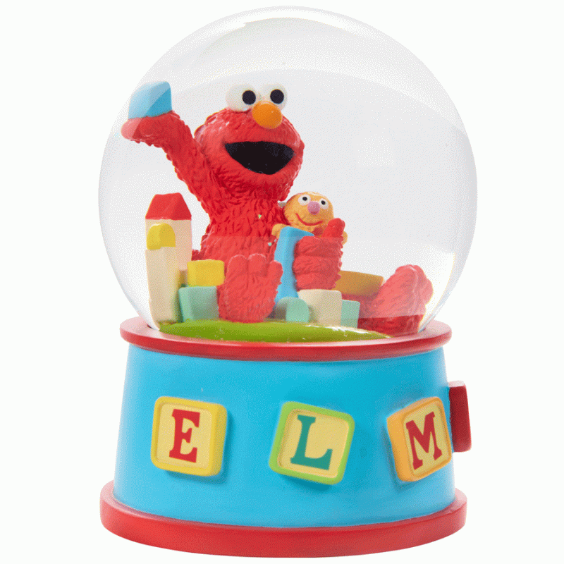 Elmo’s Playtime Musical Snow Globe | The Music Box Company