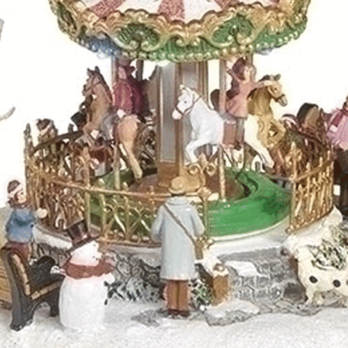 Lighted Musical Animated Carousel | The Music Box Company