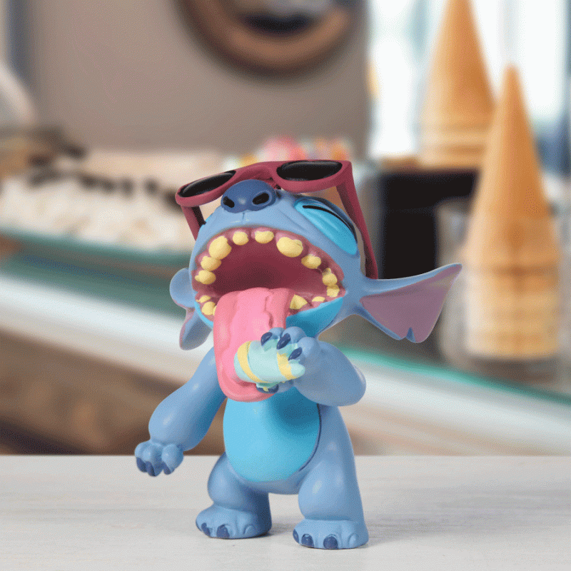 Disney Stitch Ice Cream Mini Figurine | The Music Box Company